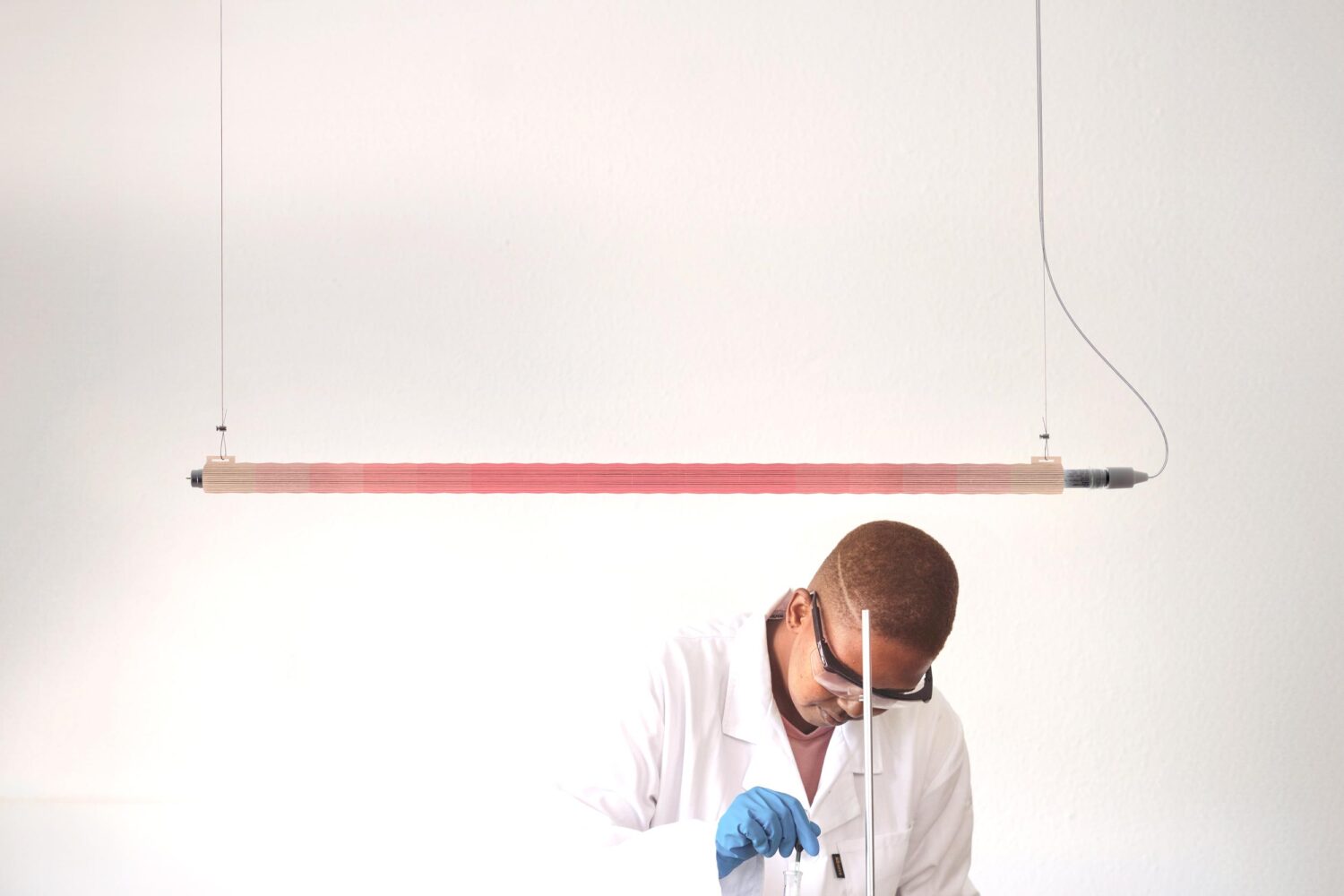 Dash: Flesh (120 cm) – multifunctional, 3d printed lamp with integrated ...